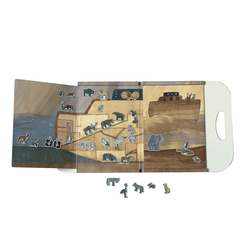 Noahs Ark magnetbog | Lærerig leg med magnetbøger